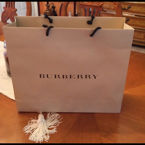 Burberry | Accessories | Burberry Paper Bag | Poshmark